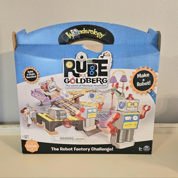 Wonderology | Toys | Nwt Rube Goldberg The Robot Factory Challenge ...
